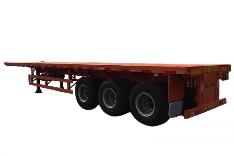 20ft 40ft flatbed trailer| 3 axles container trailer|Container semi trailer